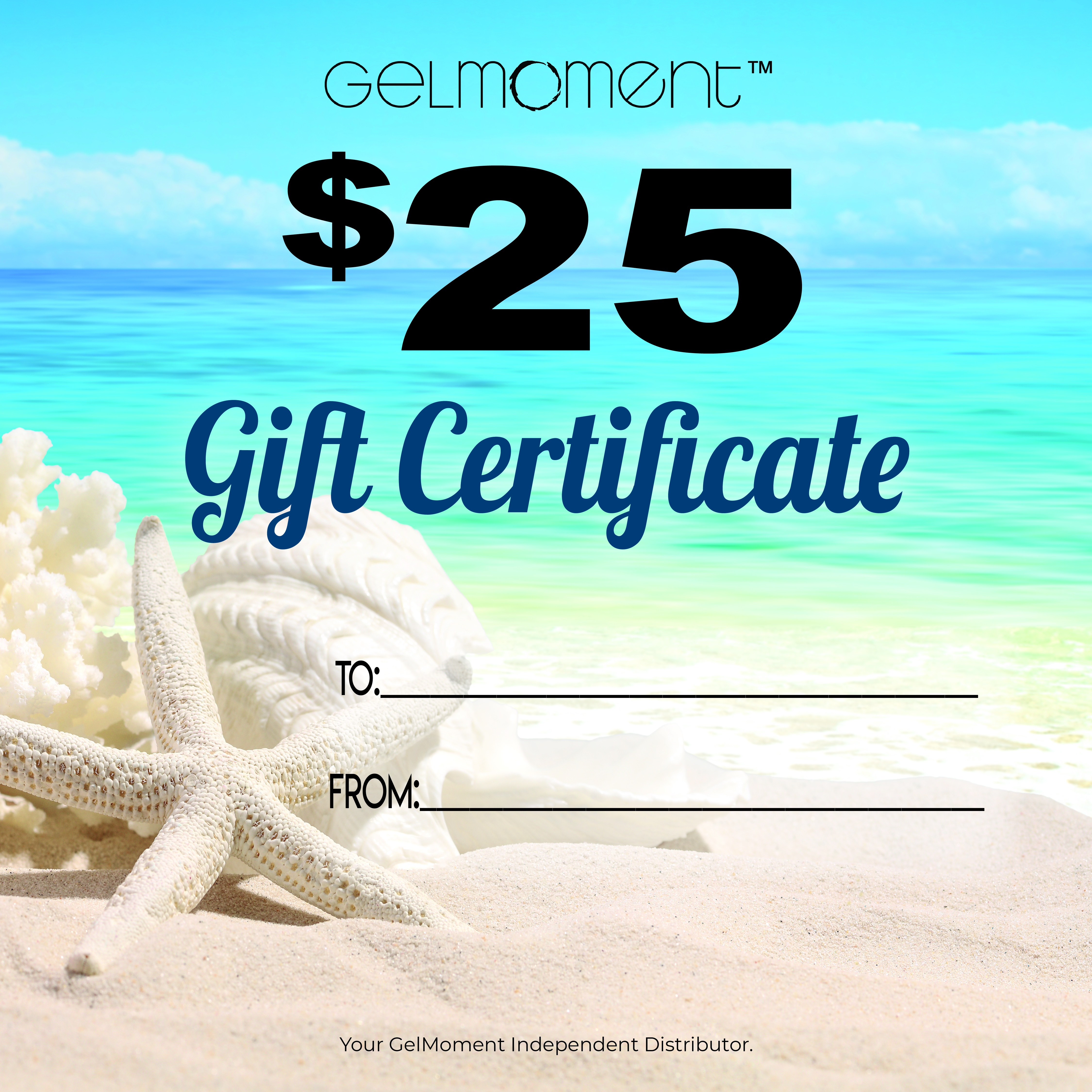 Gift Certificate Beach