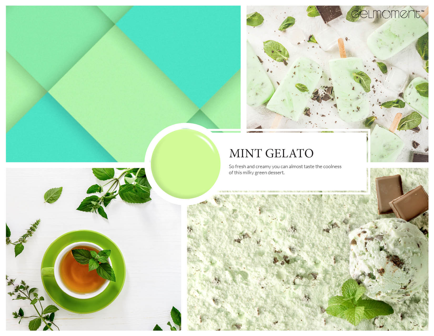 mint gelato | GelMoment.com